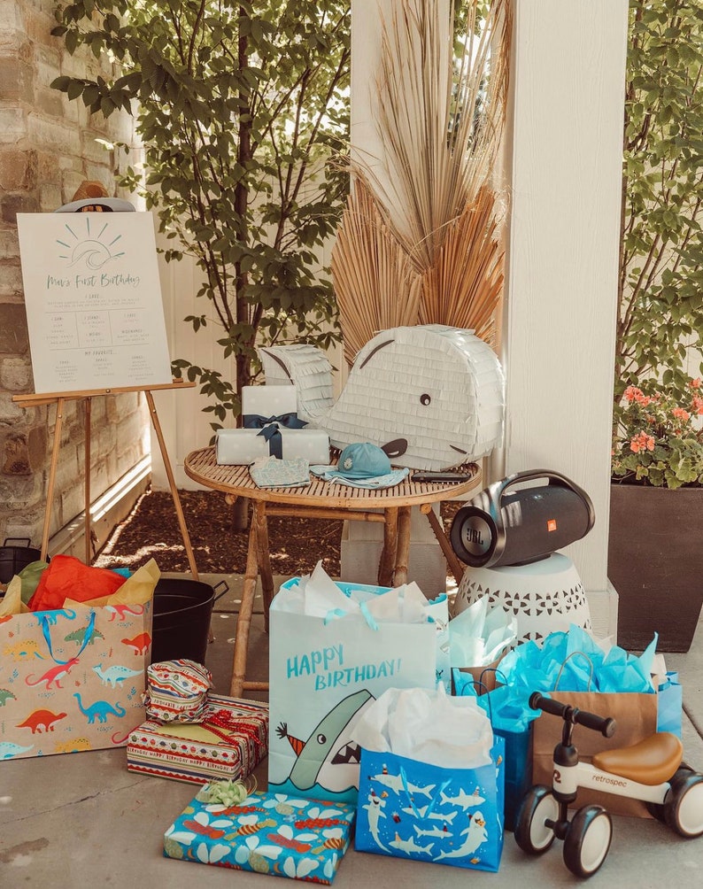 Ocean-themed Whale Piñata - Perfect for Nautical Parties and Marine ...