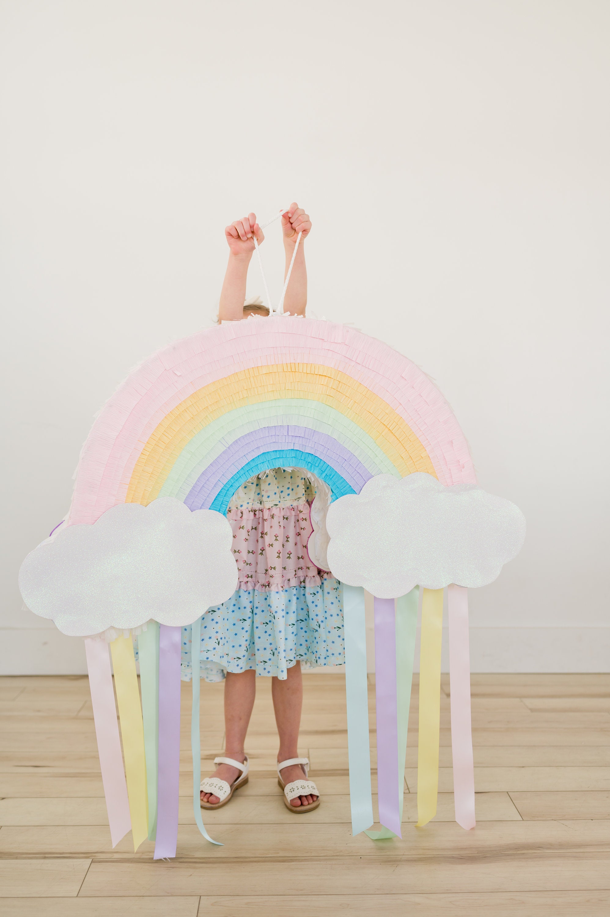 Vibrant Rainbow Party Piñata - Colorful & Fun - Ideal for Birthdays and ...
