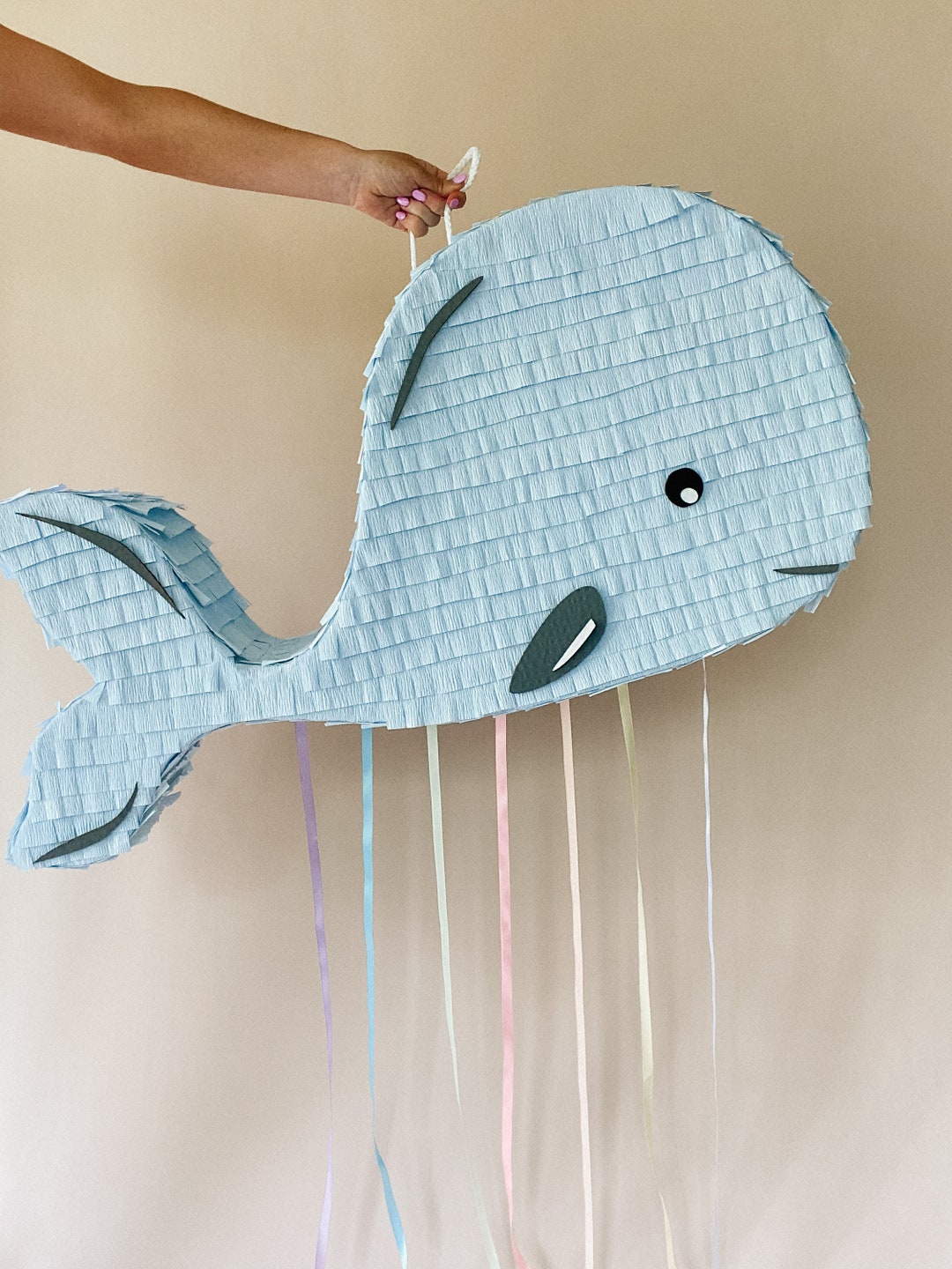 Ocean-themed Whale Piñata - Perfect for Nautical Parties and Marine ...