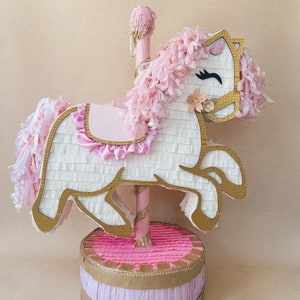 Enchanting Carousel Horse Piñata – Large, Customizable, Ideal for ...