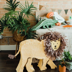 Majestic Lion Piñata - Roar Into Celebration With King of the Jungle ...