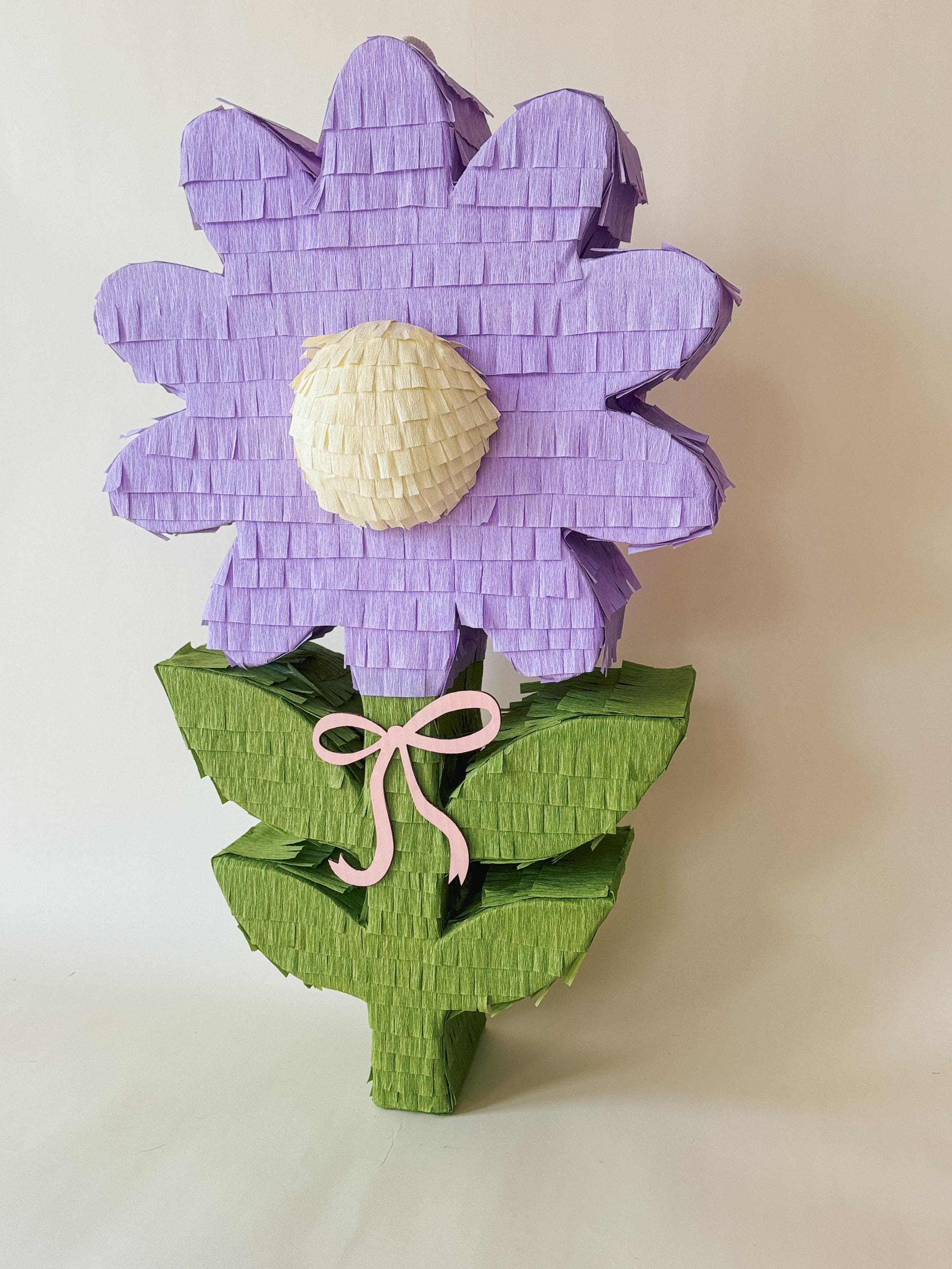 Whimsical Daisy Flower Piñata – Handcrafted Botanical Statement Piece ...