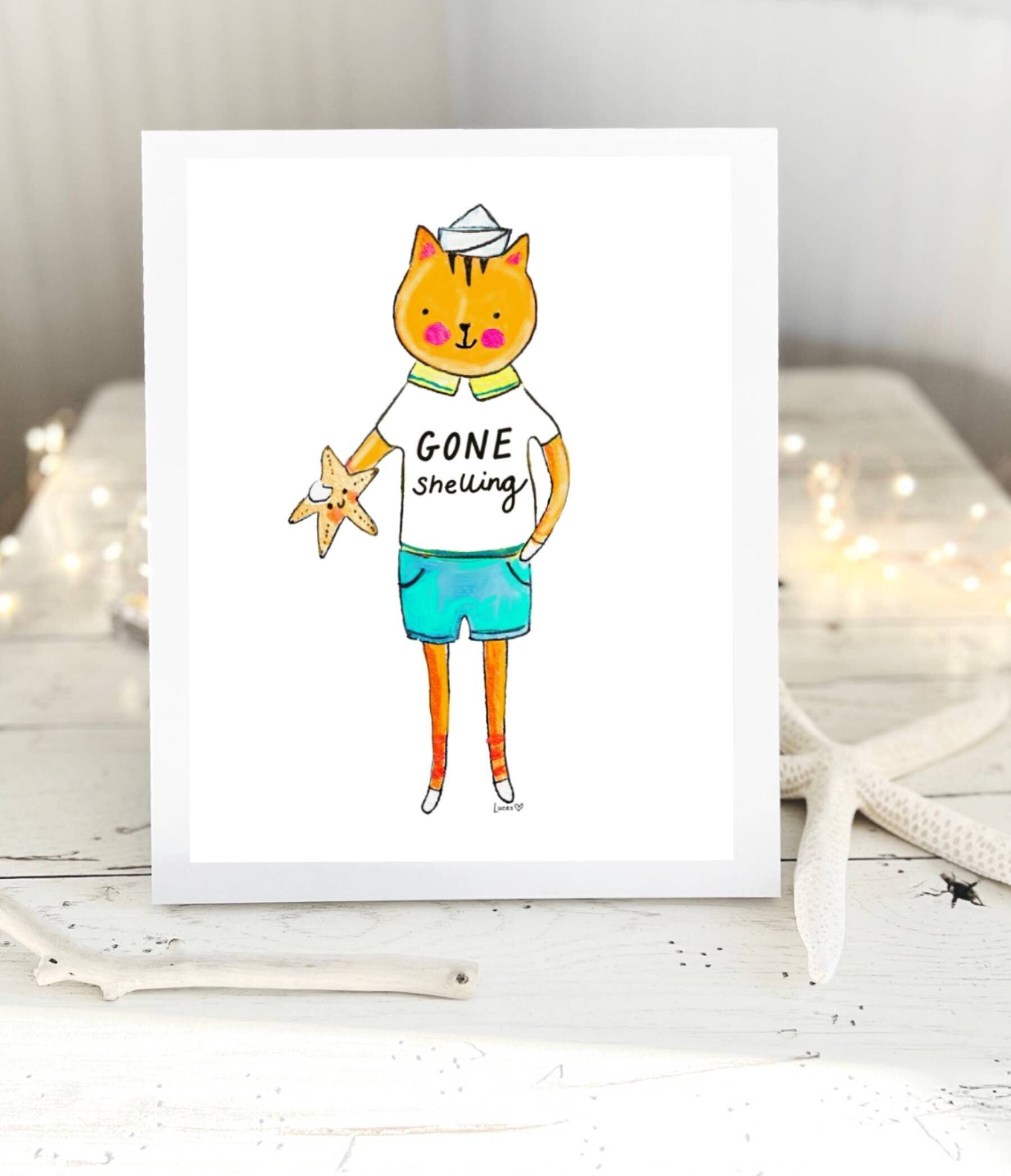 Cat Printable Art 8x10 / 8.5x11 - Etsy