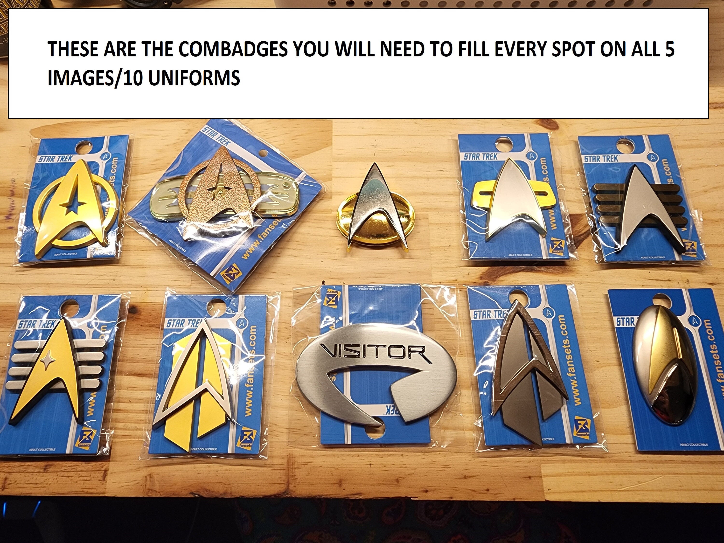 SET of 5 COMBADGE BACKGROUNDS for Framing 10 Badges! - Etsy