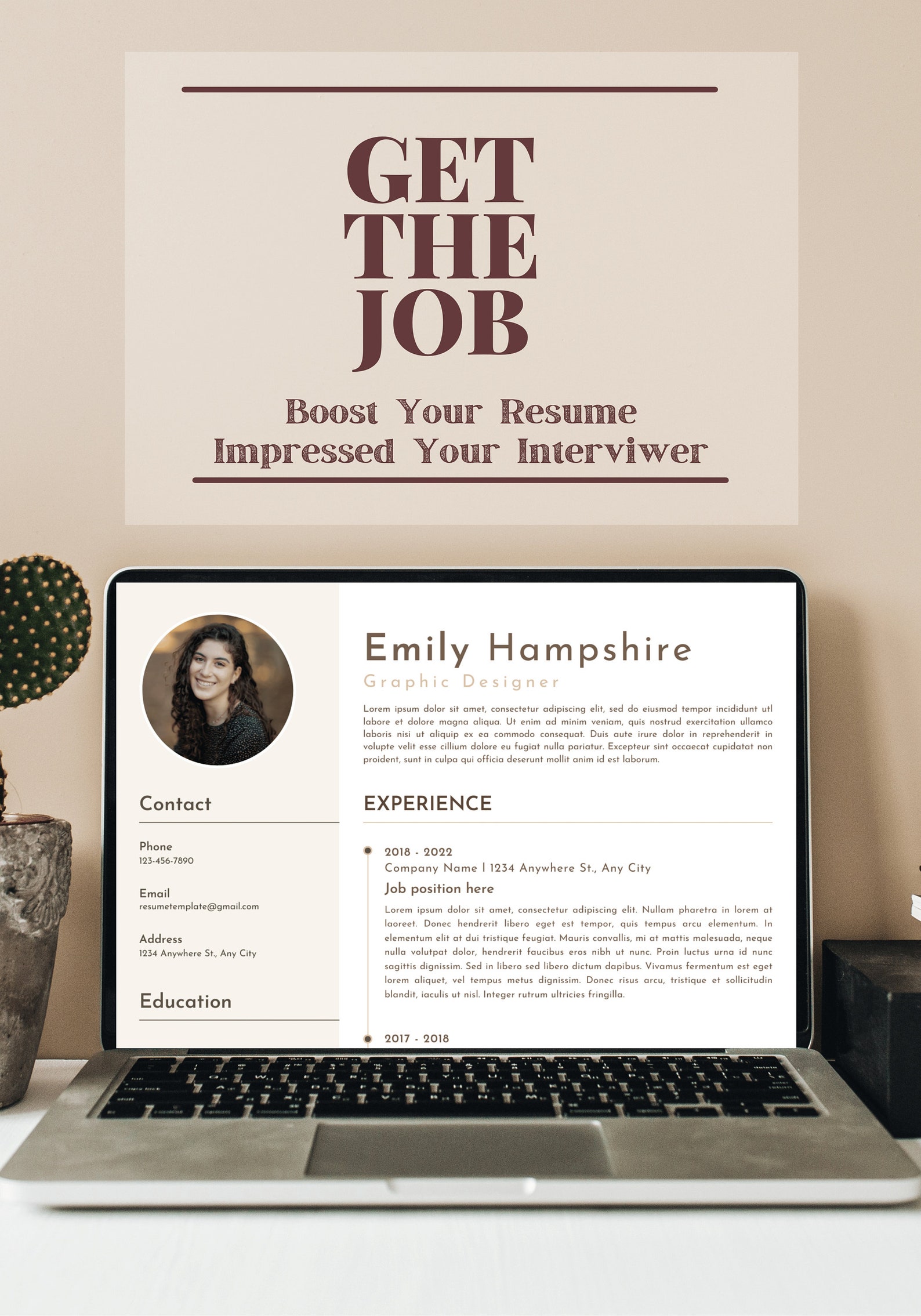 Professional Resume | Curriculum Vitae | Resume Template | CV | Minimal | PDF | Words - Etsy