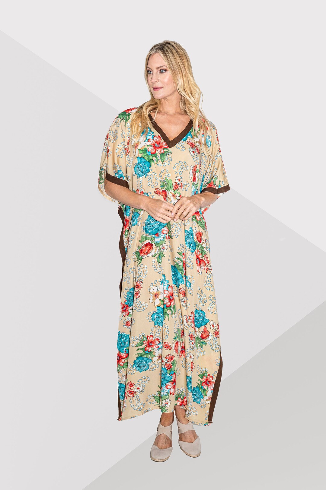 Womens Maxi Long Kaftans One Size - Etsy