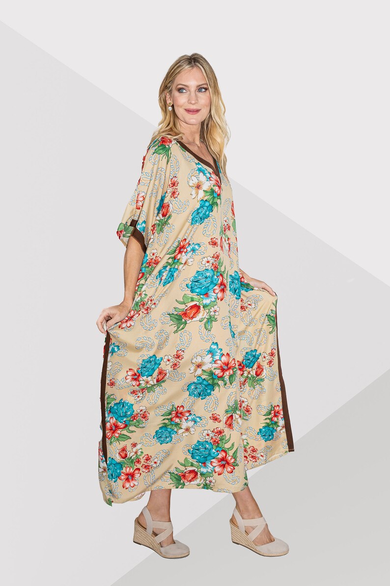 Womens Maxi Long Kaftans One Size - Etsy