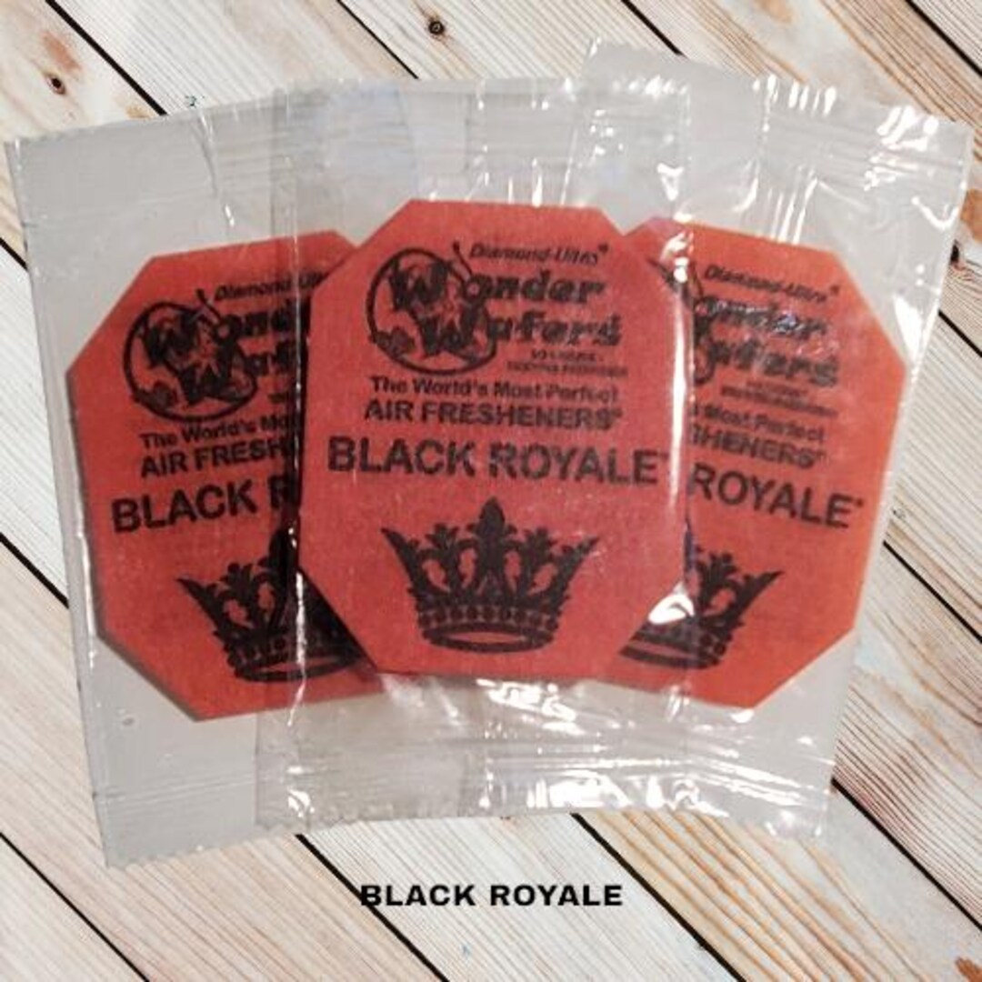 BLACK ROYALE Scented Wafers Refills for Wooden Car Air Freshener - Etsy