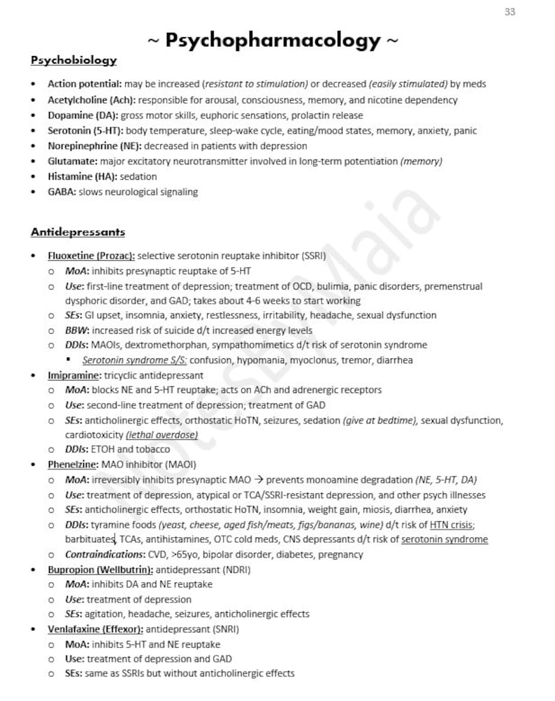 Pharmacology Class Notes for Nursing Students From an RN Complete ...