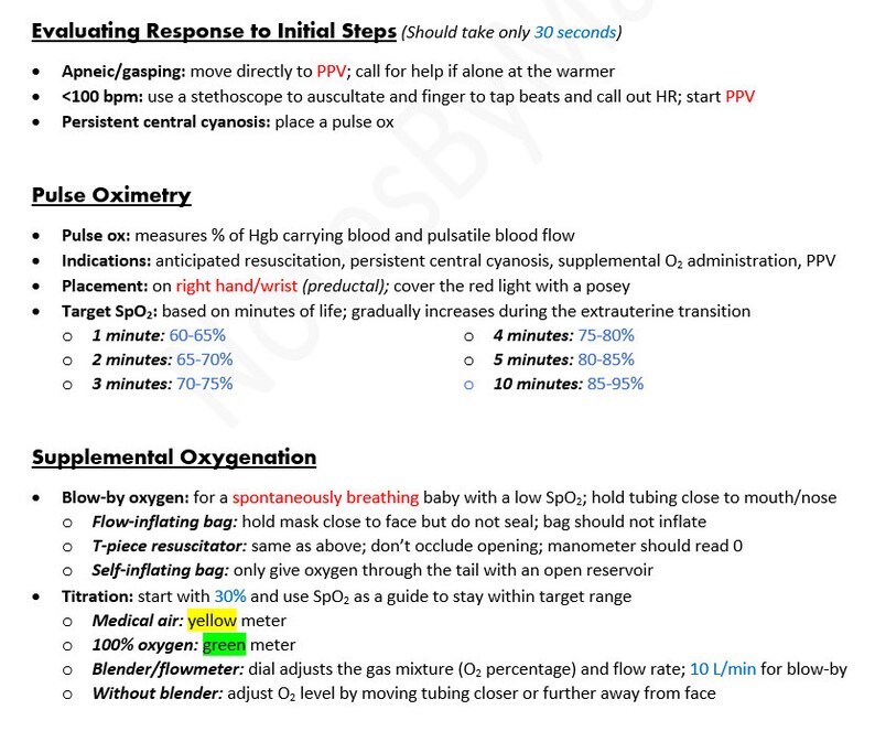 Neonatal Resuscitation Program (NRP) 8th Edition Training Guide Based ...