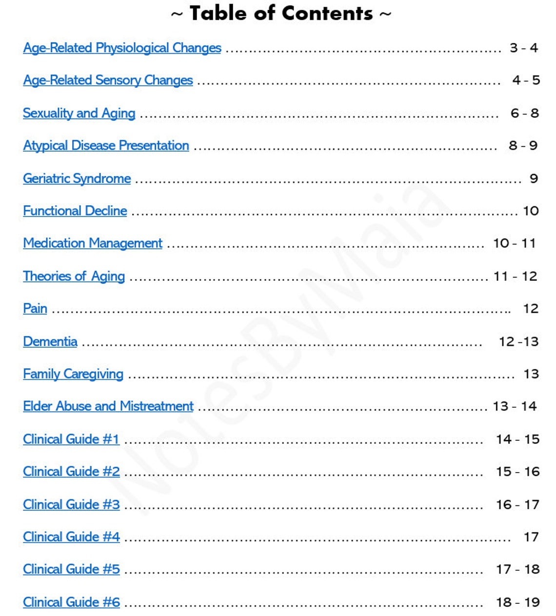 Geriatric Nursing Theory (older Adult Health) Notes for Nursing ...