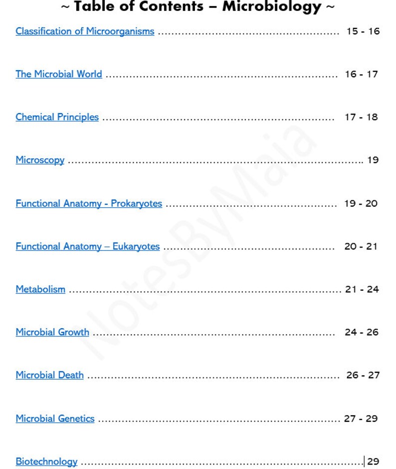 General Biology and Microbiology Notes and Study Material for Pre ...