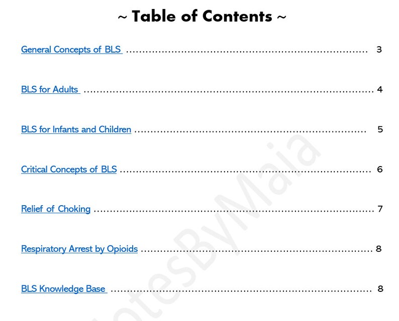 Cpr/basic Life Support (BLS) Training Guide Based on AHA Curriculum ...