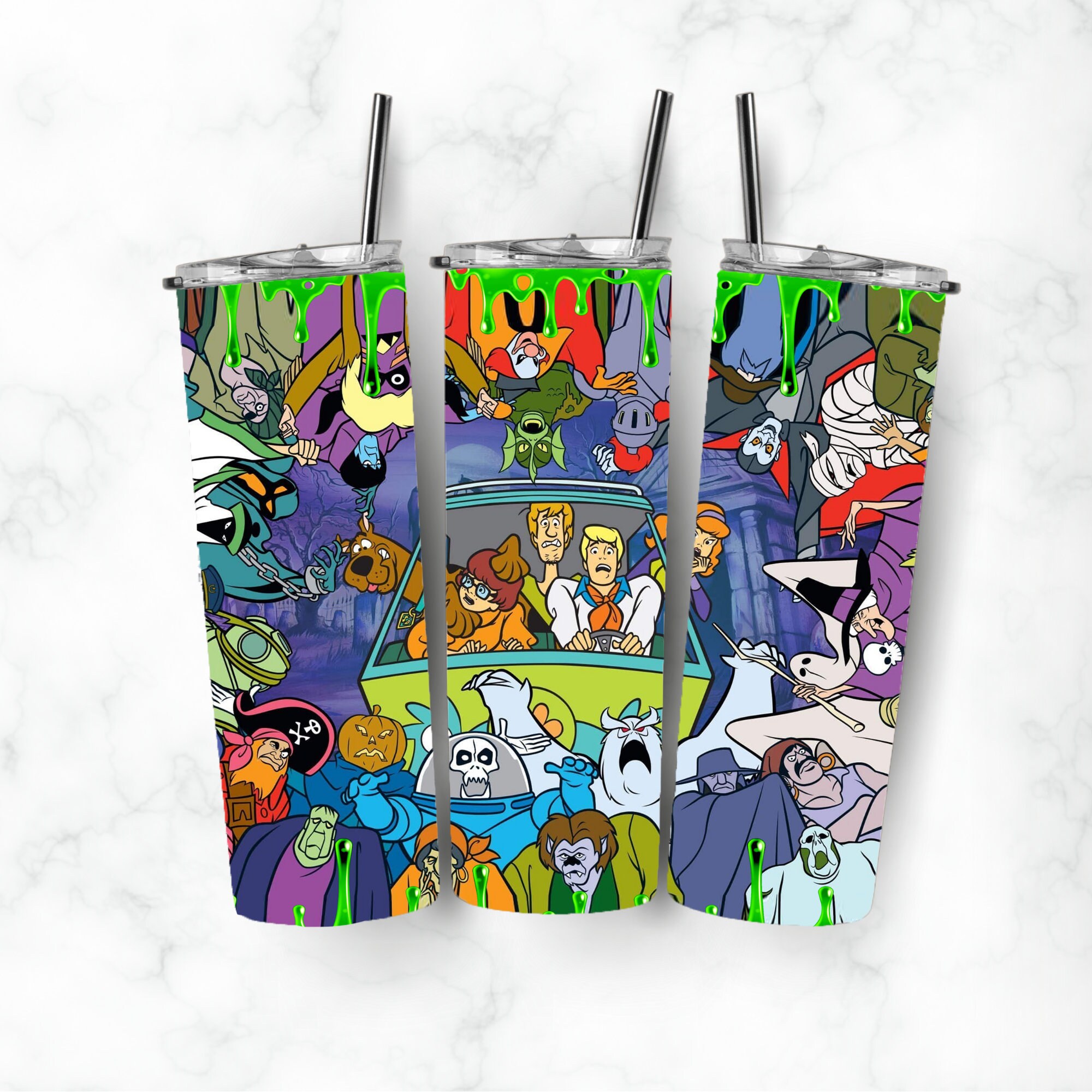 Scooby Tumbler Classic Scooby Doo Water Bottle 20 Oz - Etsy