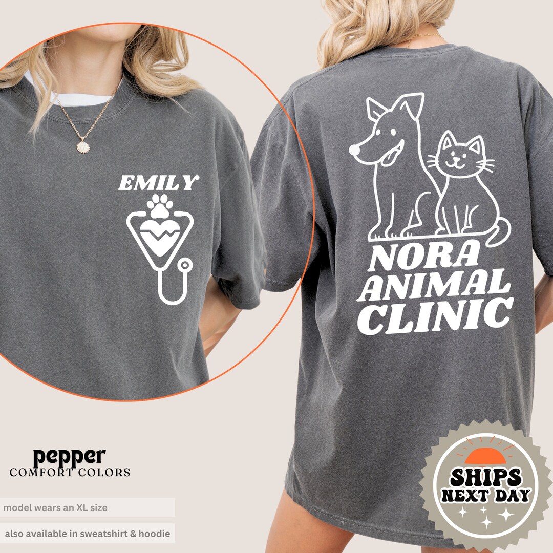 Custom Animal Clinic Shirt | Custom Vet Tech Shirt | Custom Vet Shirt ...