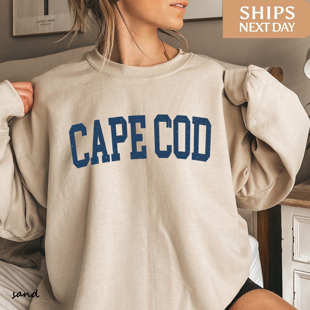 Cape Cod Sweatshirt: Beachy Crewneck, Coastal Gift - Etsy