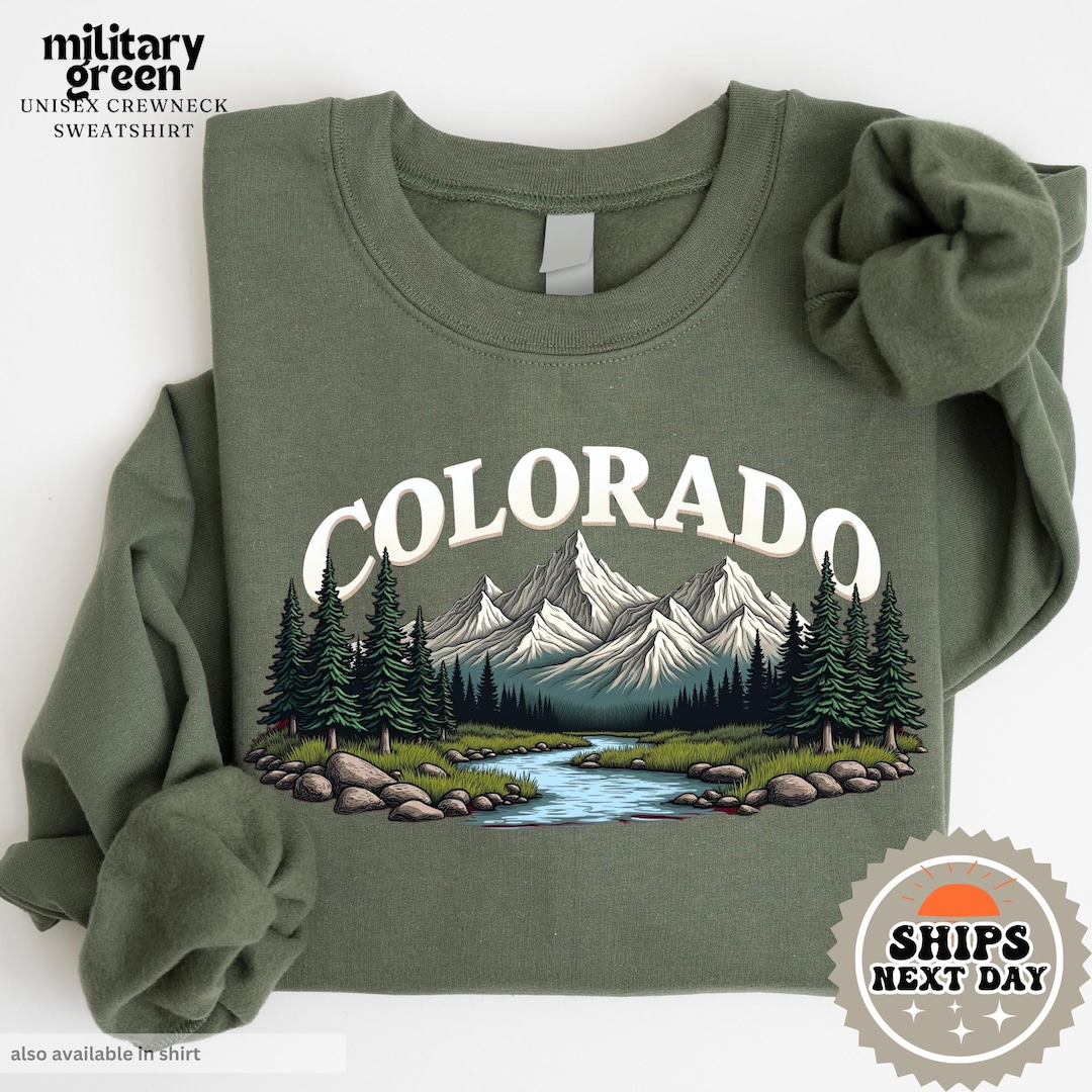 Colorado Sweatshirt | Colorado Hoodie | Colorado Crewneck | Colorado ...