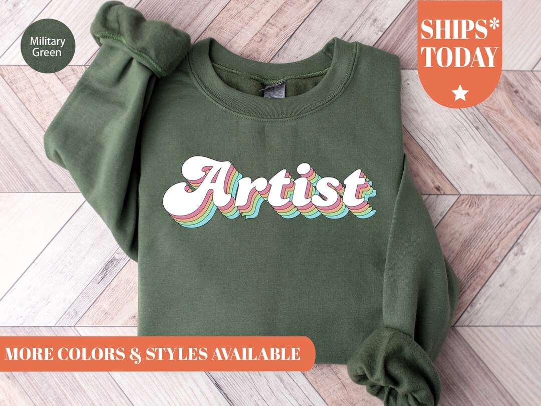 Artist Sweatshirt Artist Hoodie Gifts for Artists Art Sweatshirt Artist ...