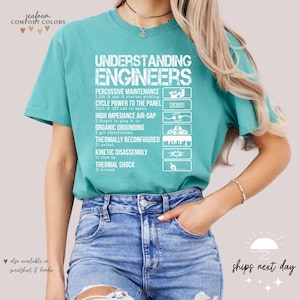 Understanding Engineers Shirt | Engineer T Shirt | Engineer Gift | Civil Engineer | Fire ...