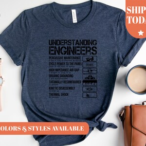 Understanding Engineers Shirt Engineer T Shirt Engineer Gift Civil Engineer Fire Engineer ...