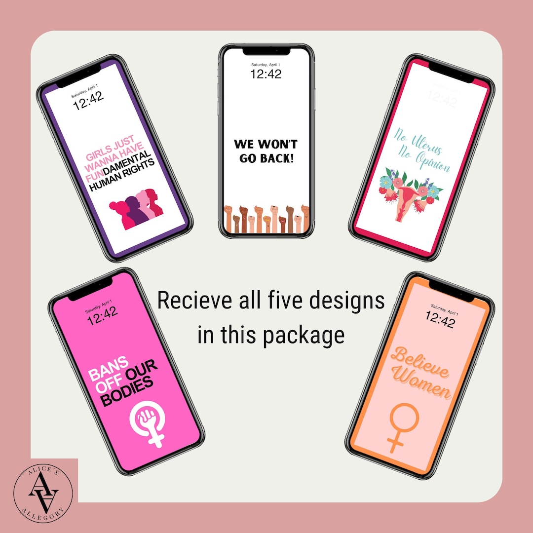 Feminist Slogan Phone Wallpaper Background | Feminism | Android ...