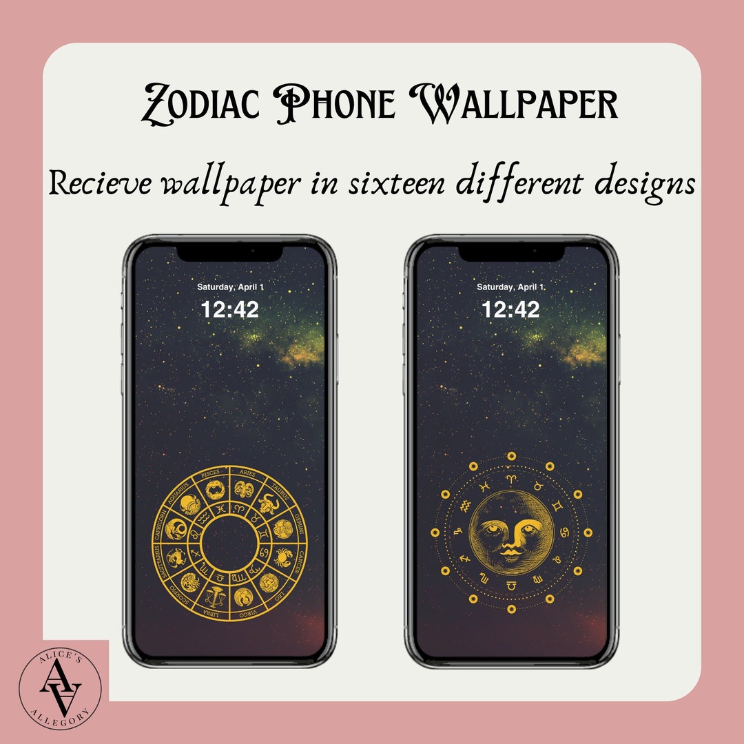 Zodiac Sign Phone Wallpaper Background | iPhone Android Smartphone ...