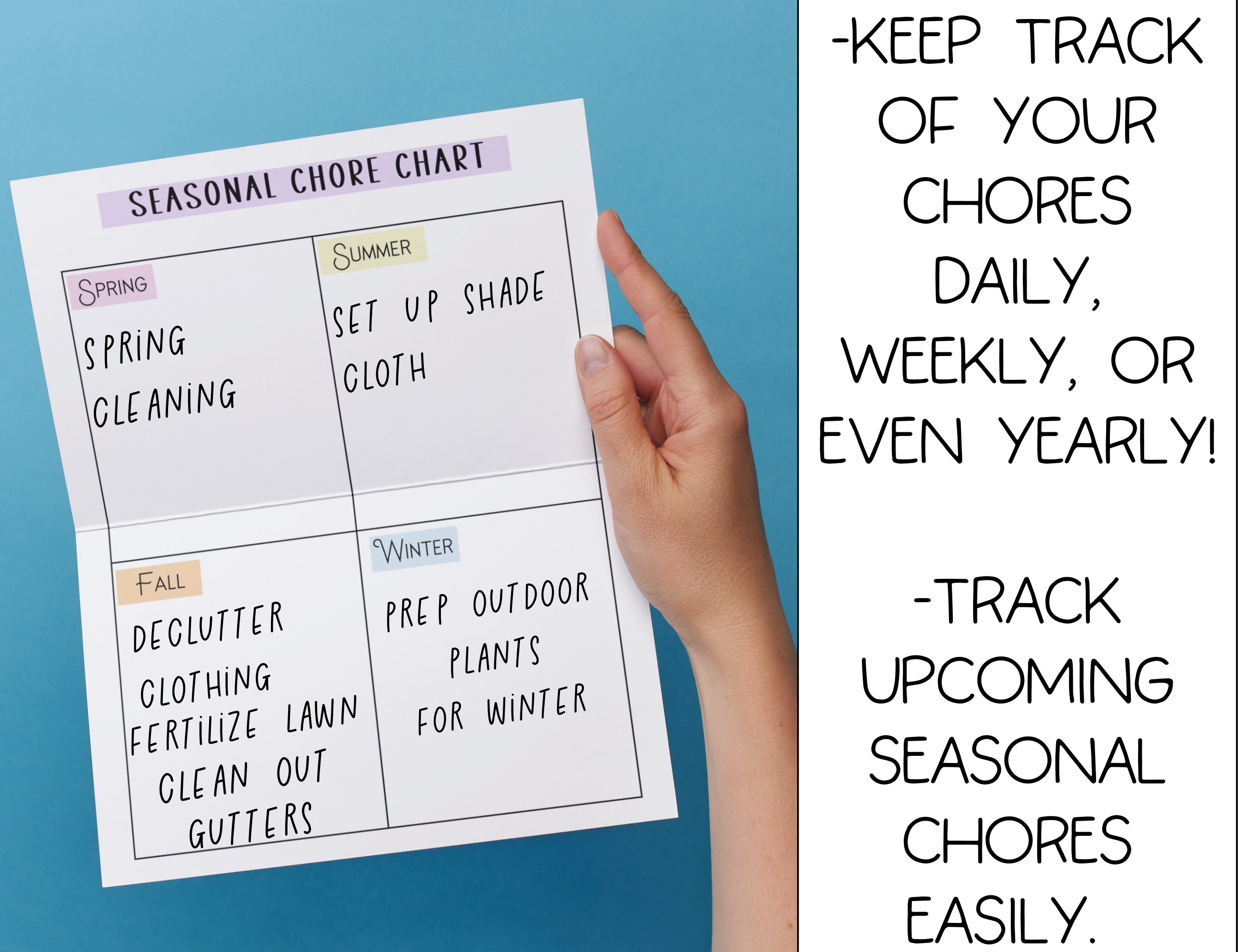 Chore Chart Bundle Chore Chart for Kids and Adults Weekly Chore Chart ...