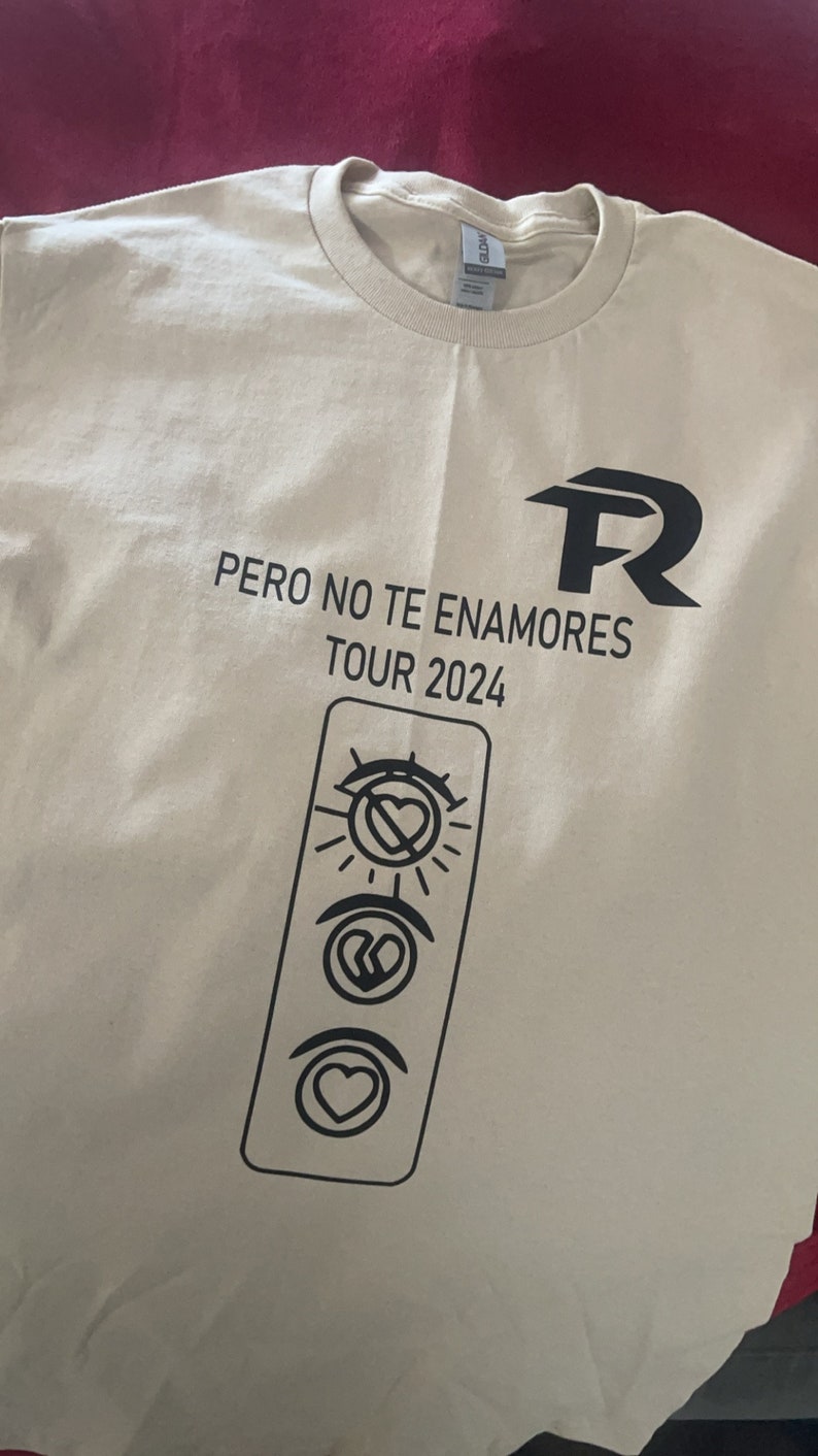 Fuerza Regida Pero No Te Enamores Tour 2024 - Etsy