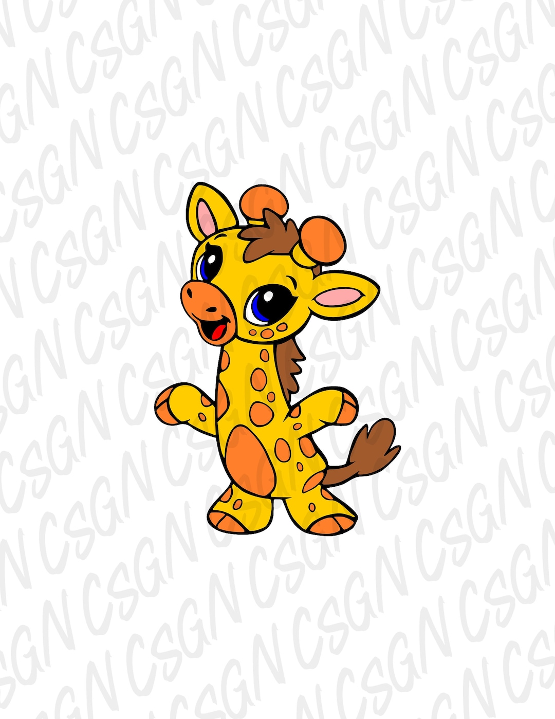 Giraffe SVG - PNG Digital Download - Etsy