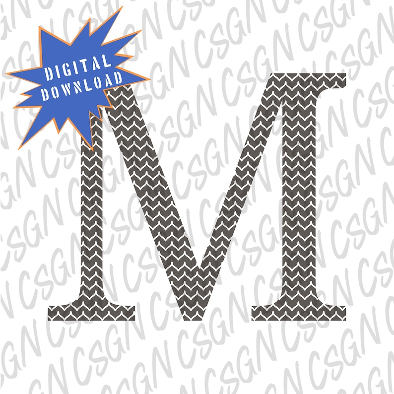 Weasley Sweater Letter "m" - HP - PNG Digital Download - Cut File - Etsy