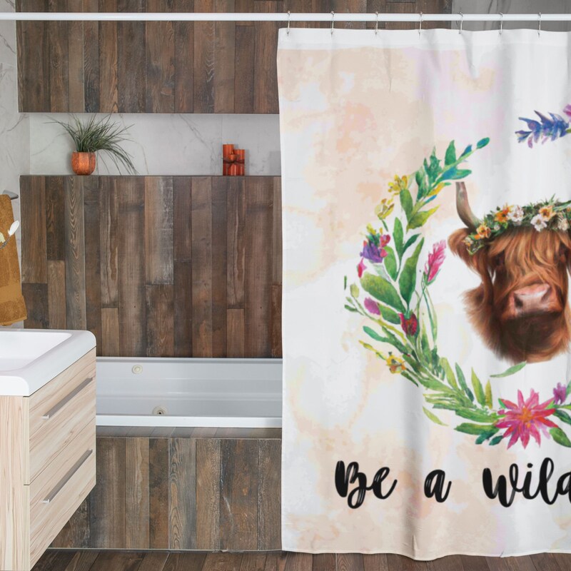 Cow Shower Curtain - Etsy