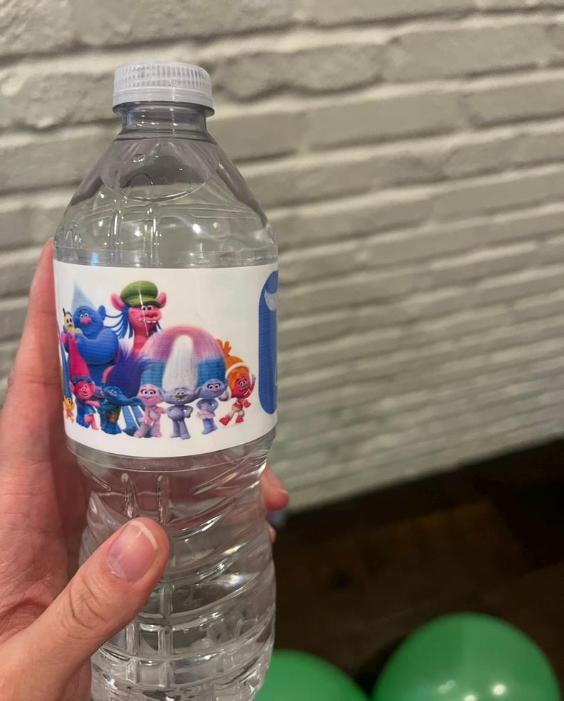Trolls, Trolls Water Bottle Labels, Troll Sweat, Troll PNG - Etsy