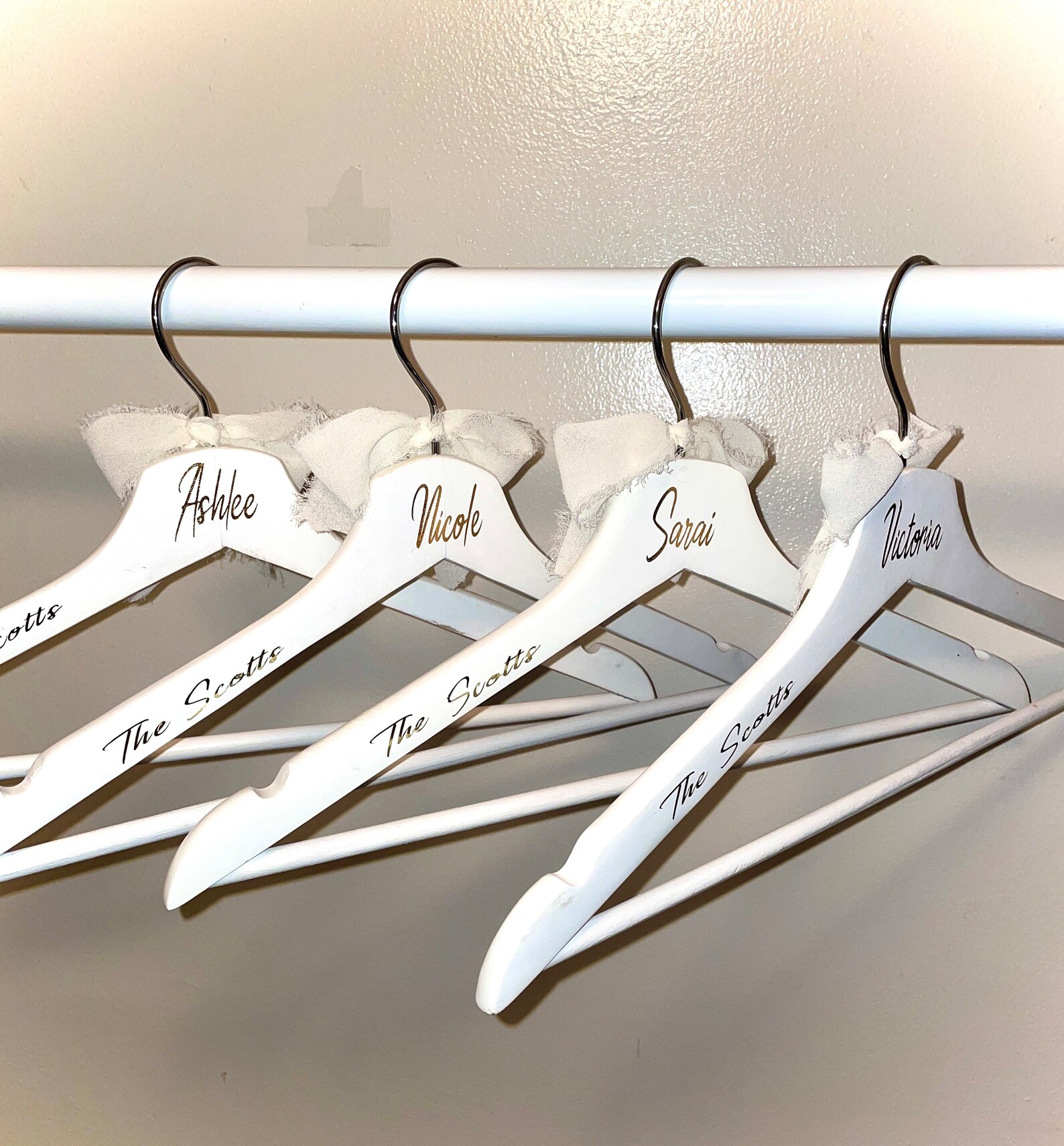 Personalized Bridal Hangers - Etsy