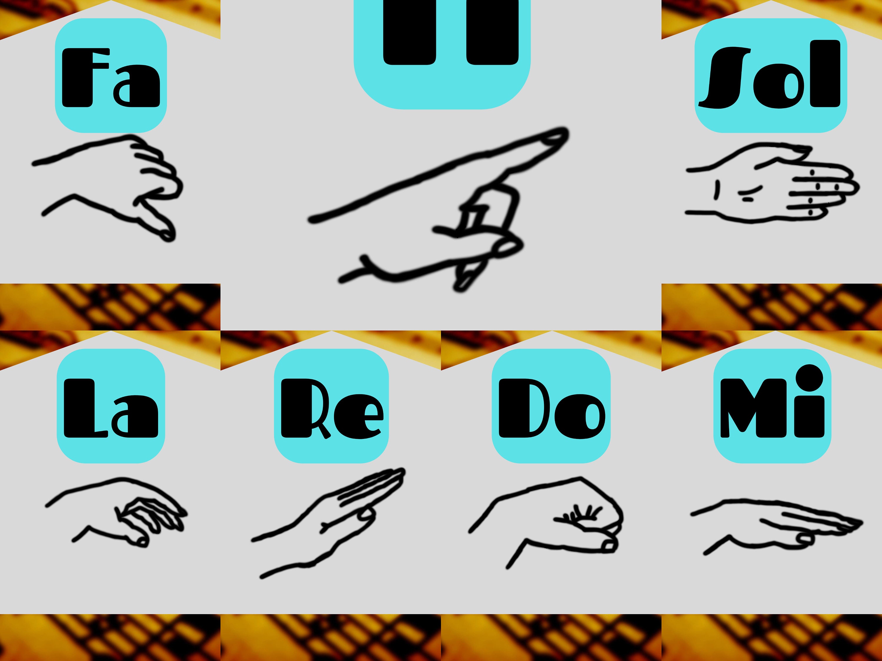 Solfege Hand-signs - Music Classroom Flyers! (digital Print) - Etsy