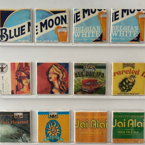 Craft Beer Coasters - Etsy