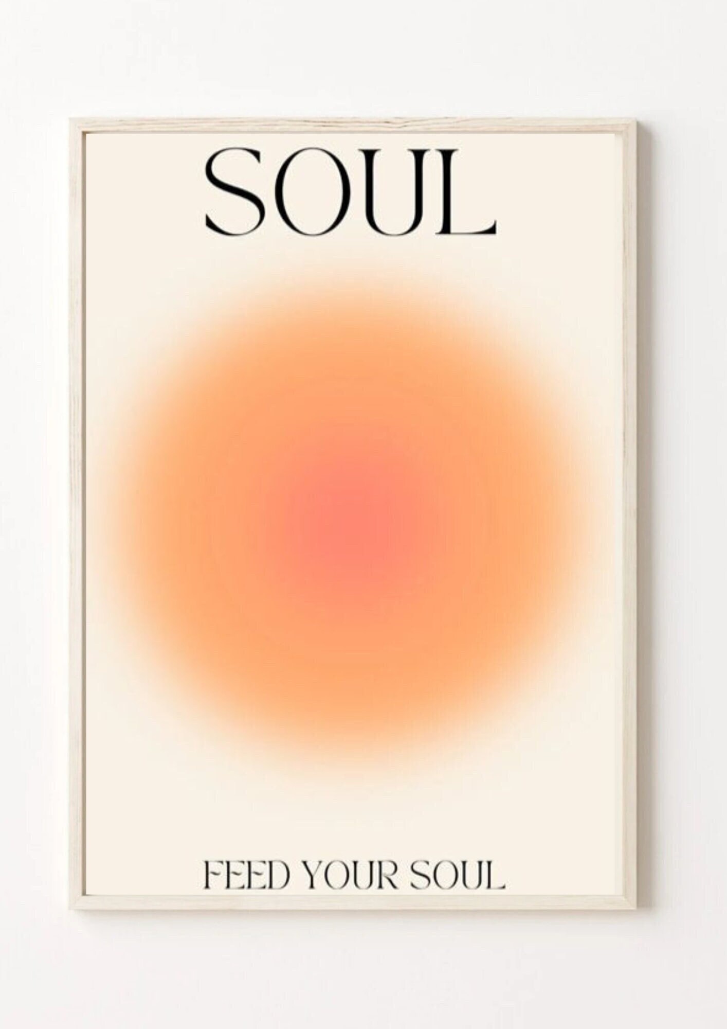 SOUL Aura Digital Print, Aesthetic Wall Art, Digital Download, Living ...