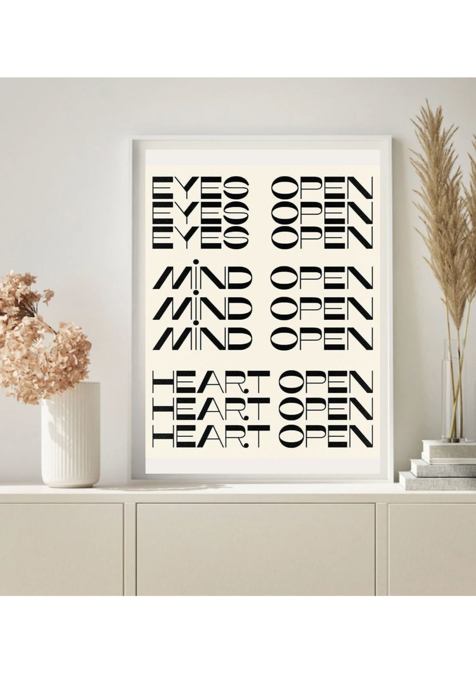 Eyes Open Mind Open Heart Open Digital Print Aesthetic Wall - Etsy