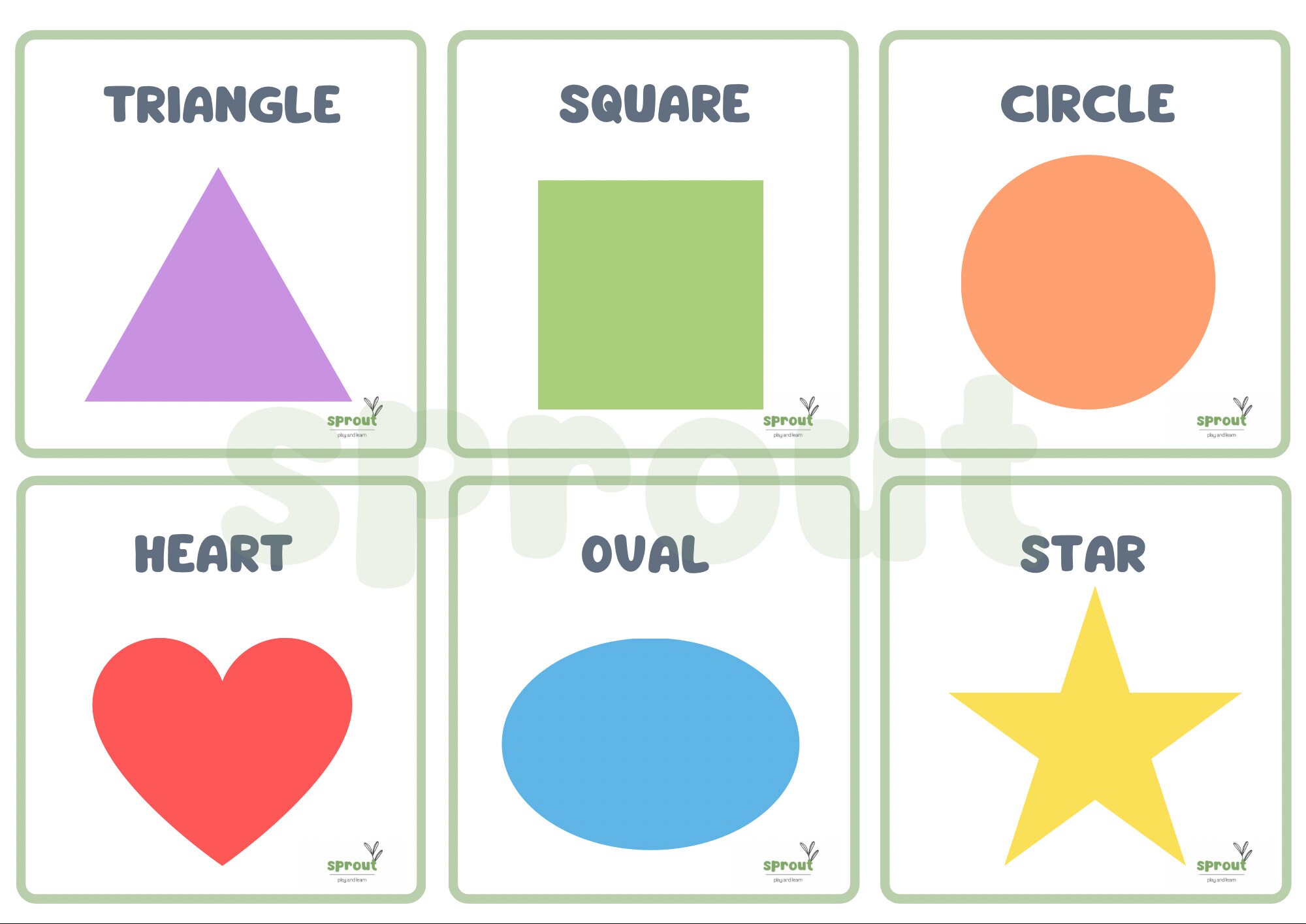 FIRST FLASHCARDS •digital File• - Etsy