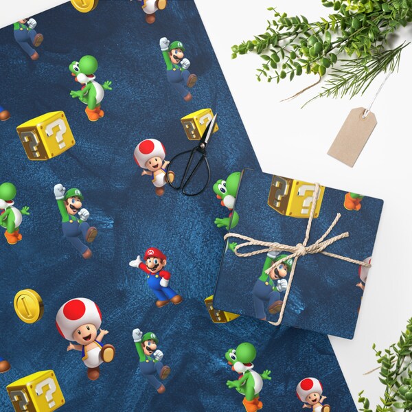 Gamer Wrapping Paper - Etsy