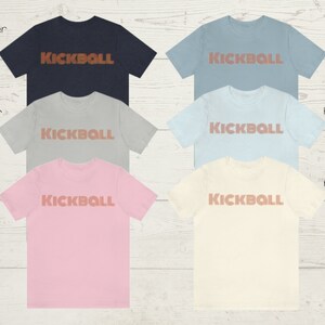 Kickball Unisex Tee, Kickball Player Shirt, Team Kickball Shirt, Retro ...