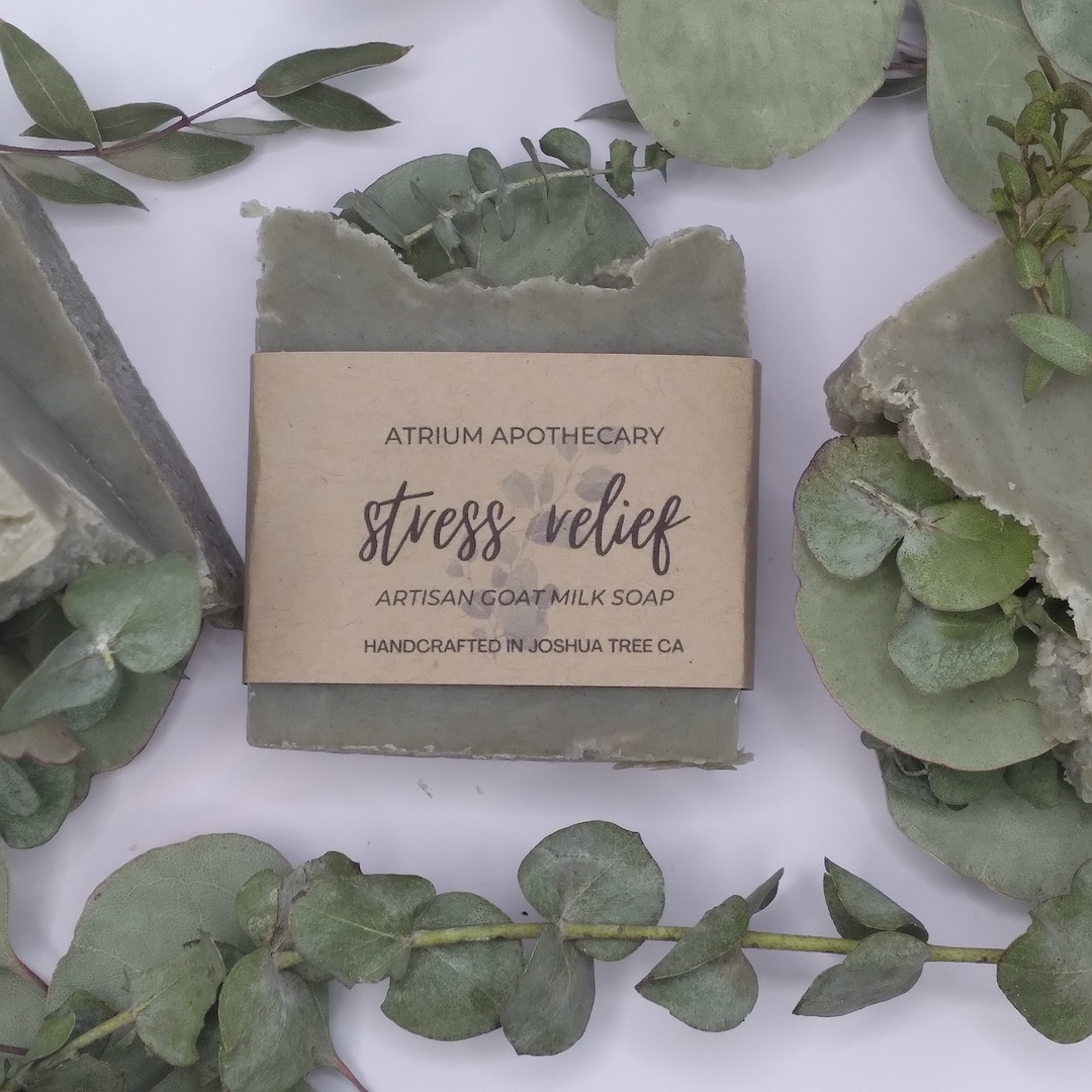 Stress Relief Artisan Handmade Soap | Goat Milk | Spa Scent - Etsy