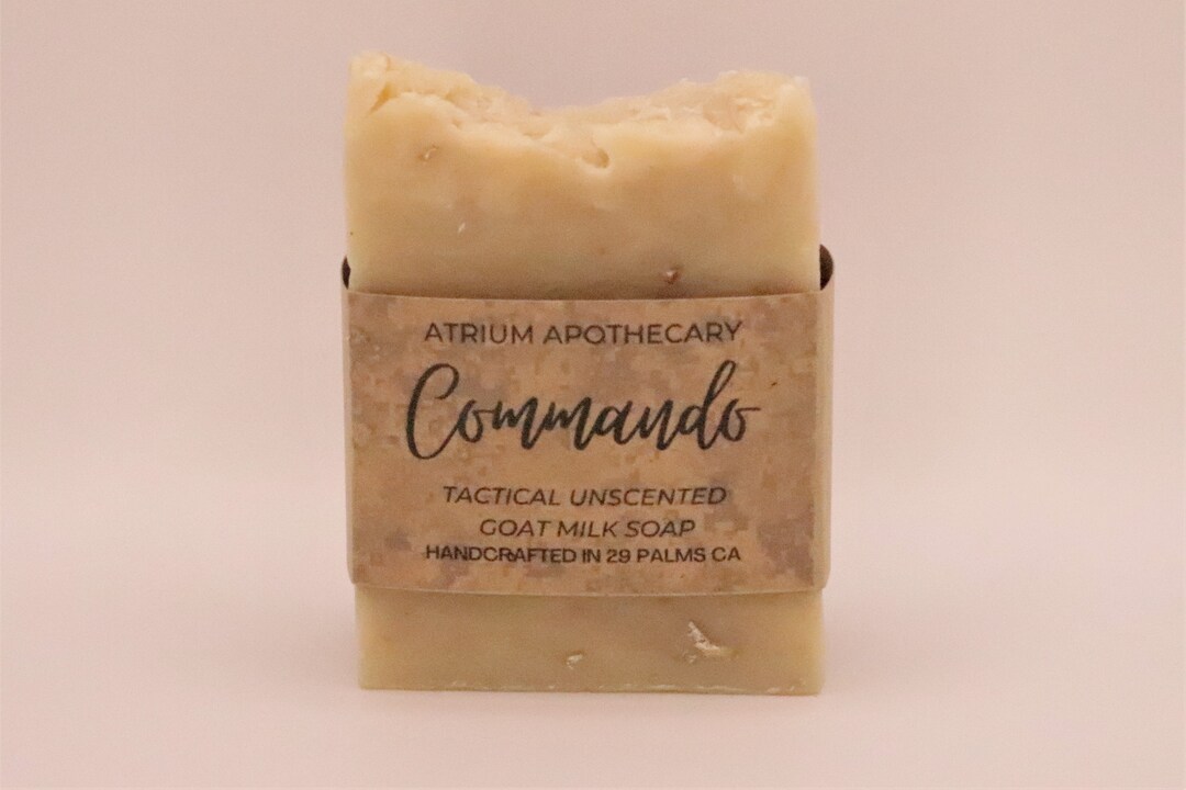 Commando Handmade Artisan Soap Bar | Unscented Soap | No Fragrance Soap ...