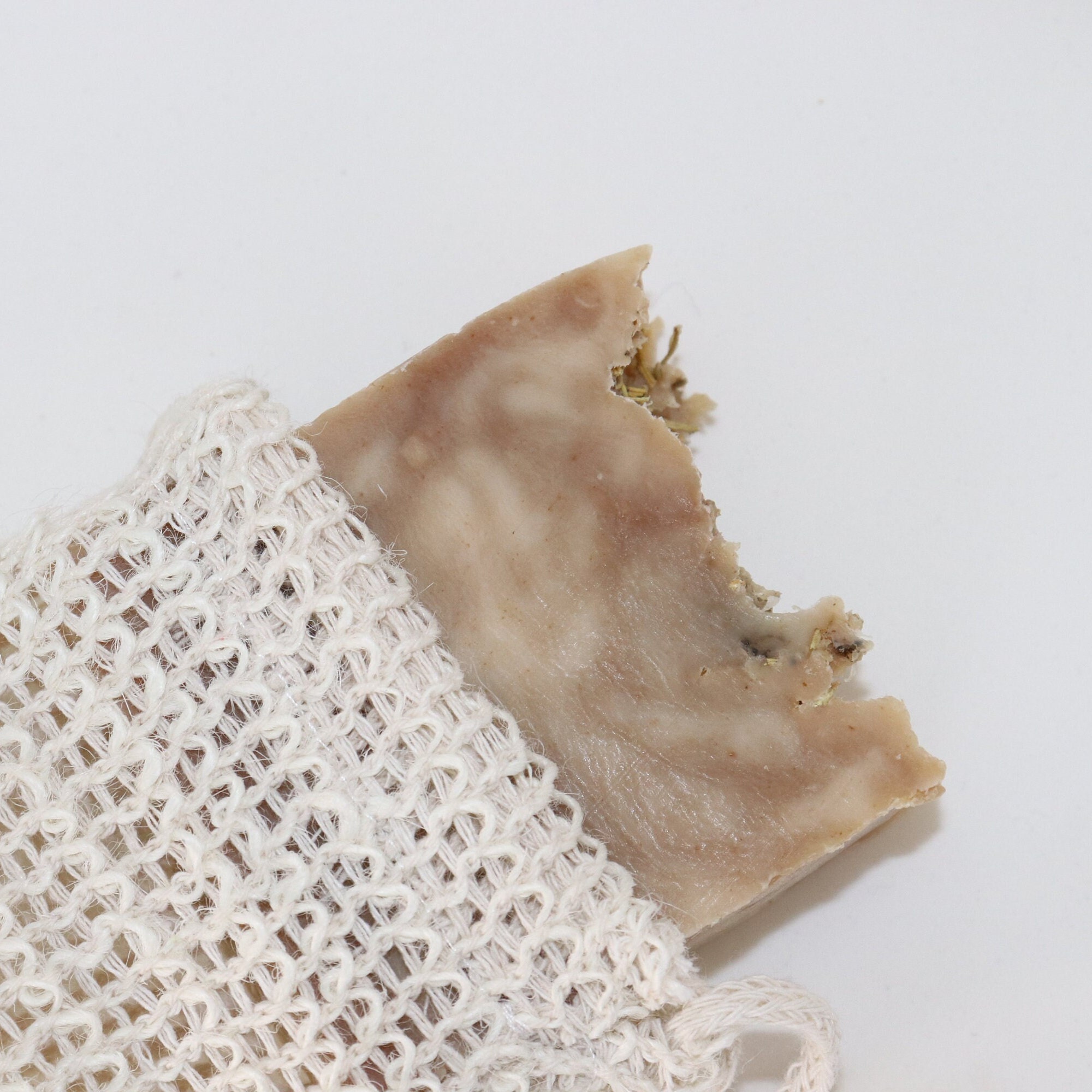 Exfoliating Soap Saver Bag | 100% Natural Materials - Etsy