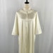 Vintage Bridal Ivory Satin Robe Size L, Wedding Loungewear With Elegant ...