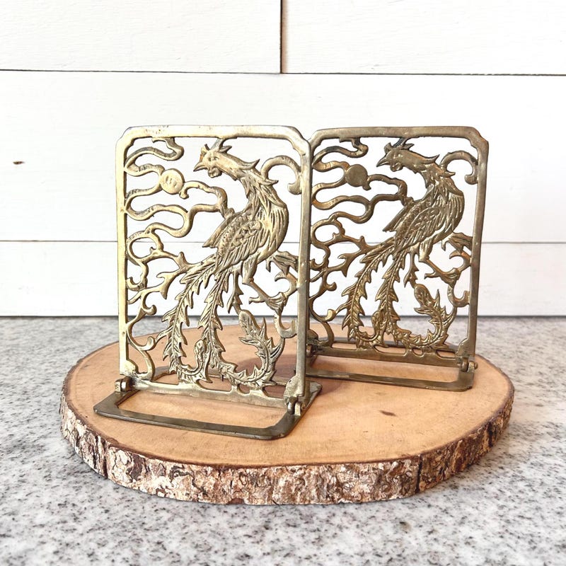 Brass Bookends - Etsy