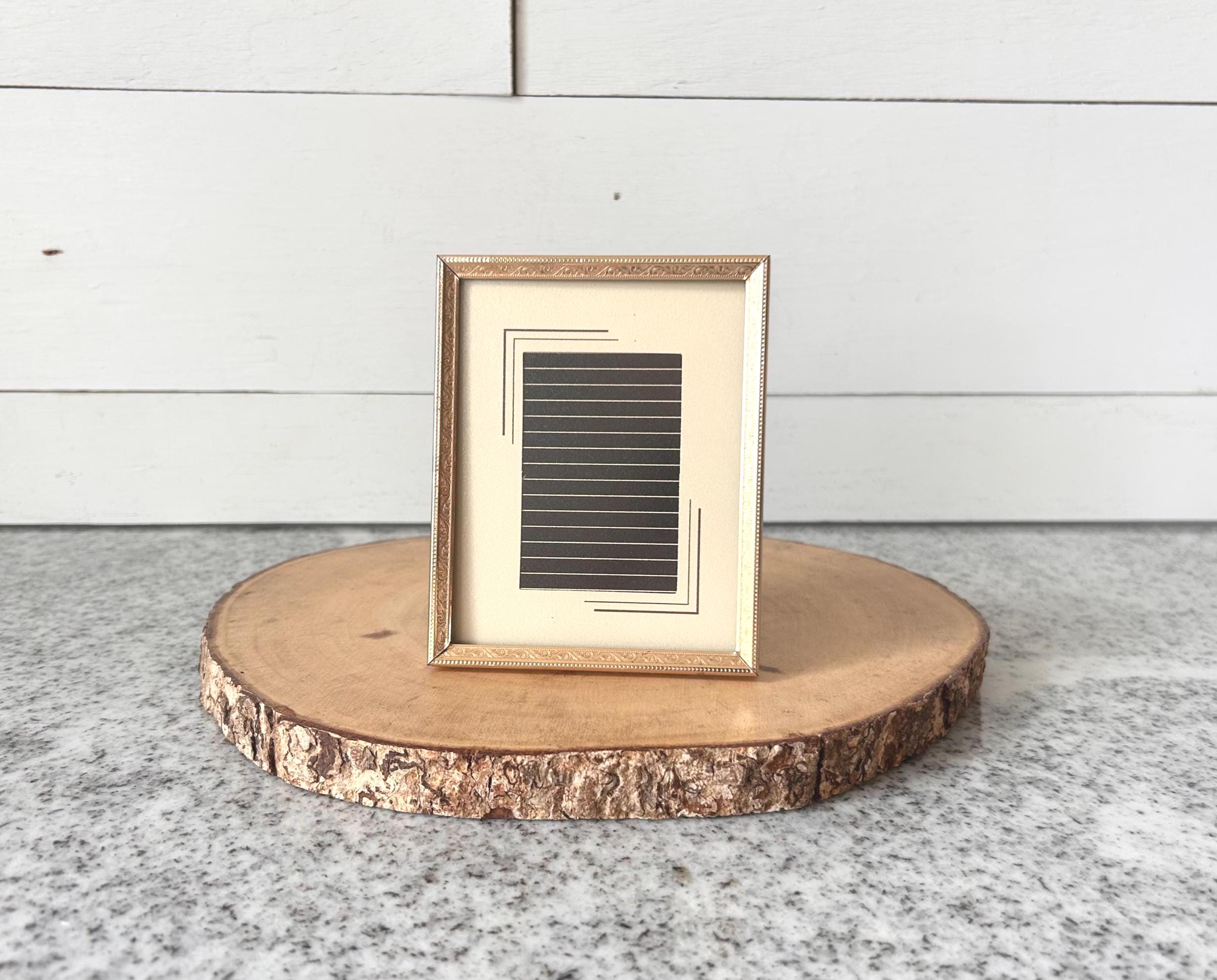 Vintage 4x5 Gold Metal Picture Frame With Ornate Etched Edge, Small ...