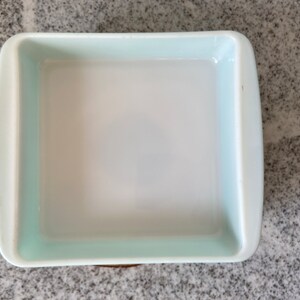 Robin's Egg Blue Vintage Pyrex Square Casserole Dish 8 Baking Pan 222 ...