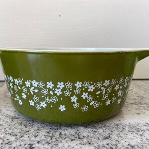 Vintage Spring Blossom Pyrex Round Casserole Set 6 Pieces 473 475 Bake ...