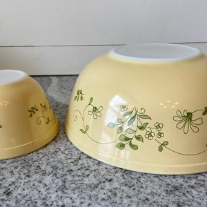 Vintage Pyrex Shenandoah or Wintergreen Complete Mixing Bowl Set 401 ...