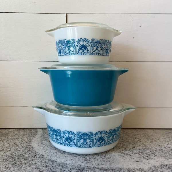 Pyrex Horizon Blue - Etsy